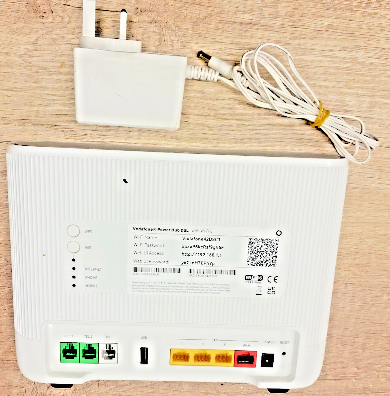 Vodafone Power Hub DSL Router with WiFi 6 | eBay UK