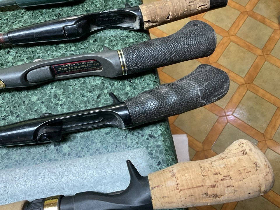 VTG Lot 6 Bait Casting Fishing Rods ABU Garcia,Lew’s,Garcia Conolon,2 ...