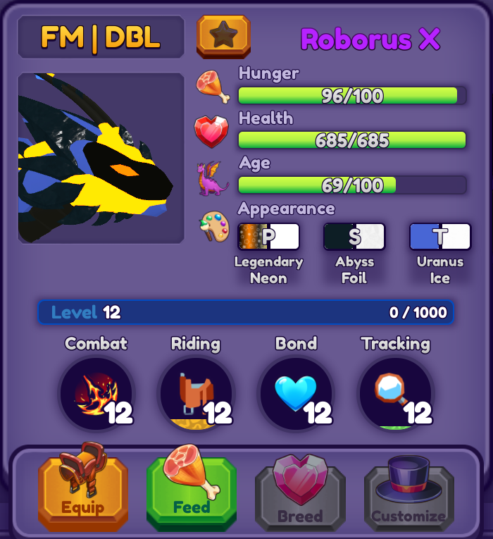 Roborus X | Dragon Adventures | DA | Roblox | eBay