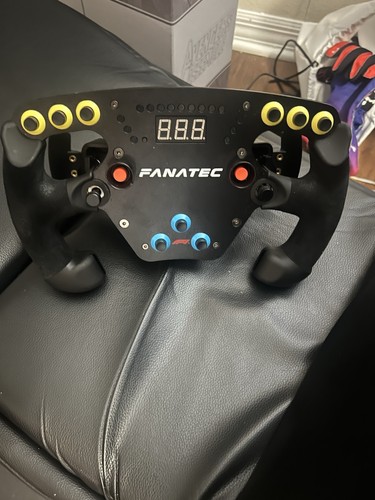 Next Level Racing Sim Rig, 27’ Gaming Monitors, Fanatec Wheels And ...