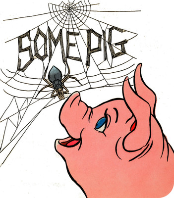 CHARLOTTE'S WEB SOME PIG Classic Movie Cartoon & Book Fridge Magnet 2x3 ...