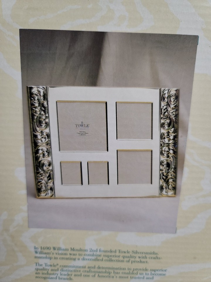 Towle Silversmiths Gold Picture Frame Collage - Freestanding or Hanging ...