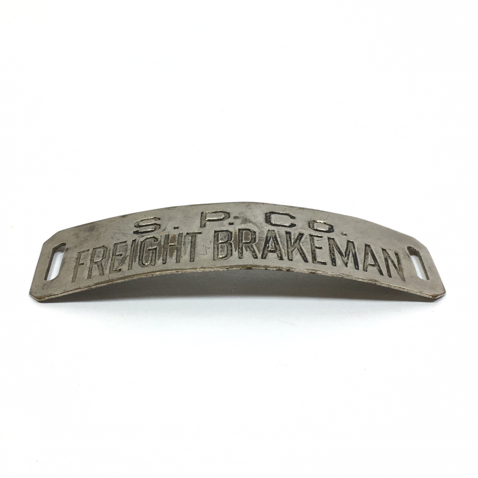 SP Co Southern Pacific Railroad Company FREIGHT BRAKEMAN Hat Badge ...