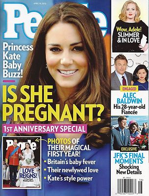People Magazine April 16 2012 Princess Kate Adele John F. Kennedy Lana ...