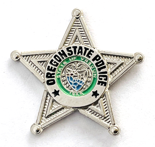 OREGON - US STATE POLICE FORCE BADGE - MINIATURE REPRODUCTION PIN ...