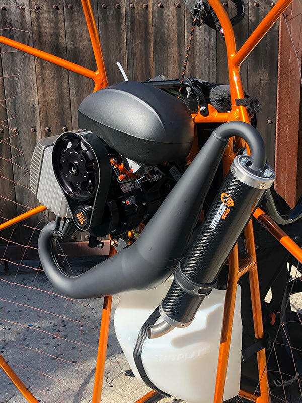 Miniplane ABM Rigid Cage Paramotor featuring the Vittorazi Moster Plus ...