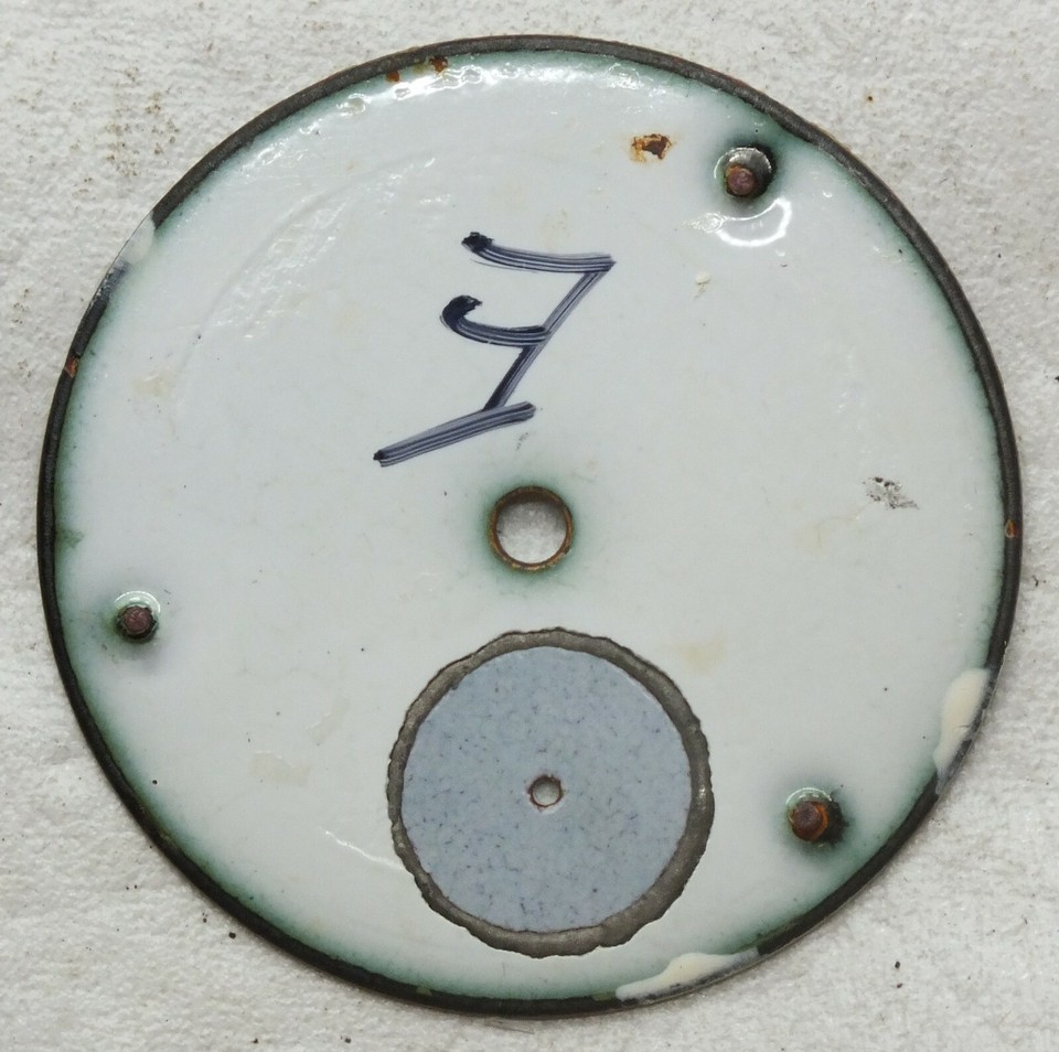 Elgin 18 Size Spring Rabbits Burrow Color Pocket Watch Porcelain Dial ...