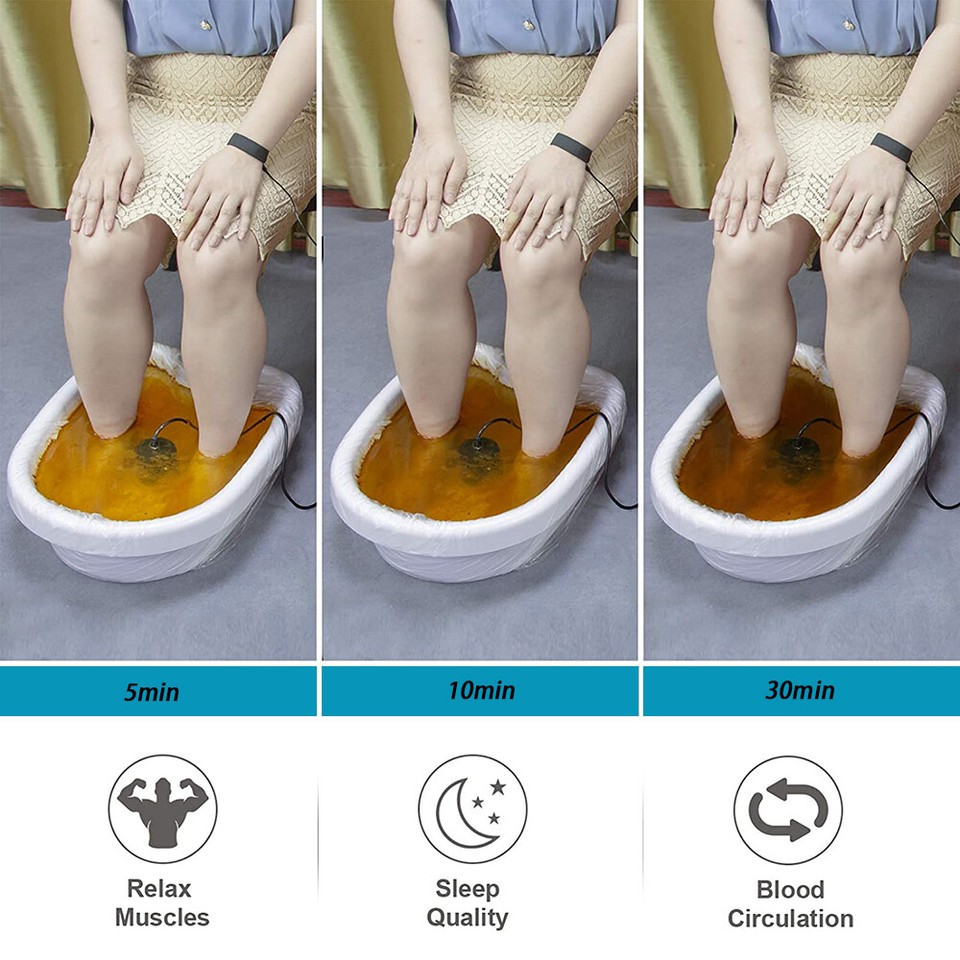 Ionic Detox Foot Bath Spa Machine Ion Detox Kit with Case for Christmas ...