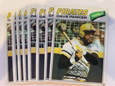 1977 Topps Baseball Dave Parker #270 Pittsburgh Pirates 8 card lot | eBay