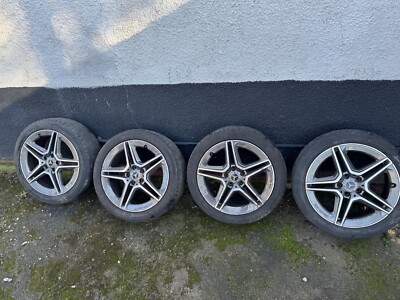 GENUINE SET MERCEDES A CLASS W177 18 IN AMG ALLOY WHEEL & TYRES ...