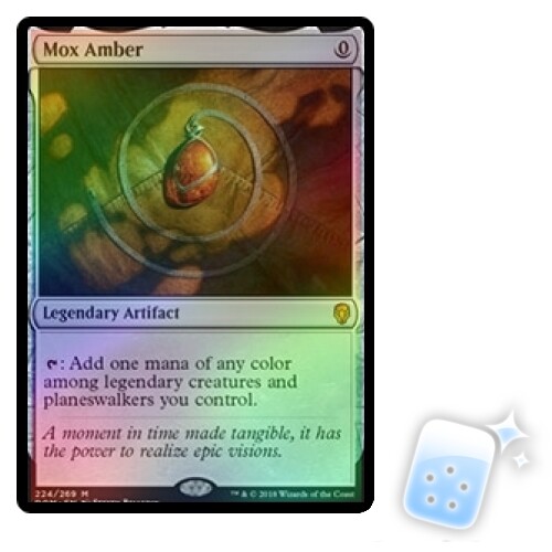 FOIL MOX AMBER Dominaria DOM Magic MTG MINT CARD | eBay