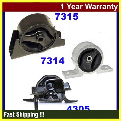 For 00-06 Nissan Sentra 1.8/2.0L A4305 A7314 A7315 Engine Motor Mount ...