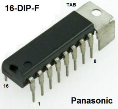 AN7362 MATSUSHITA-PANASONIC INTEGRATED CIRCUIT DIP-16 W/TAB AN7362N | eBay