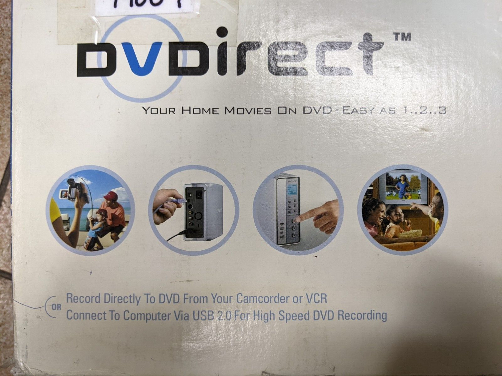 SONY VRD-VC20 DVDirect VCR to DVD Converter Video Recordable DVD Drive ...