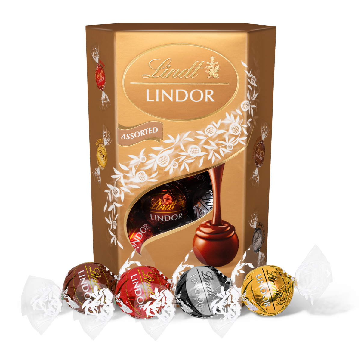 🍬 LINDT LINDOR - 200G - ASSORTED PRALINES SWISS MILK CHOCOLATE CANDY ...