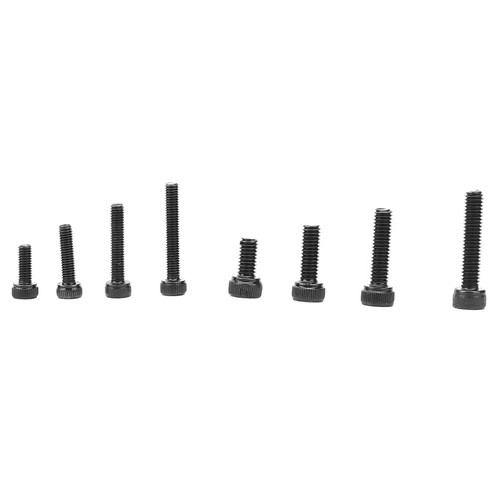 560PCs Hex Screw Carbon Steel Cylindrical Head Bolt Fastener Nut ...