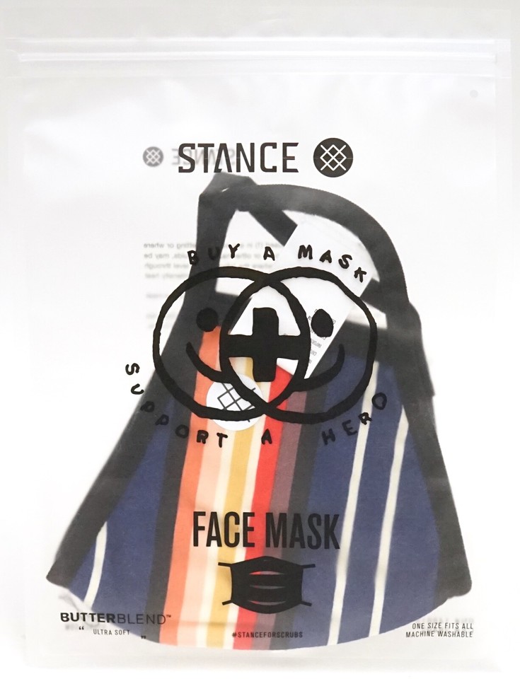 New Stance Classics Mask NBA Striped Cloth Face Mask | eBay