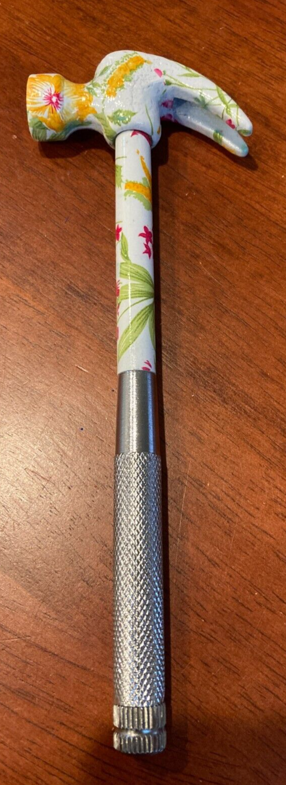 8" Floral Hammer & Screwdriver 3 Piece Tool Set Pattern Flower Tools | eBay