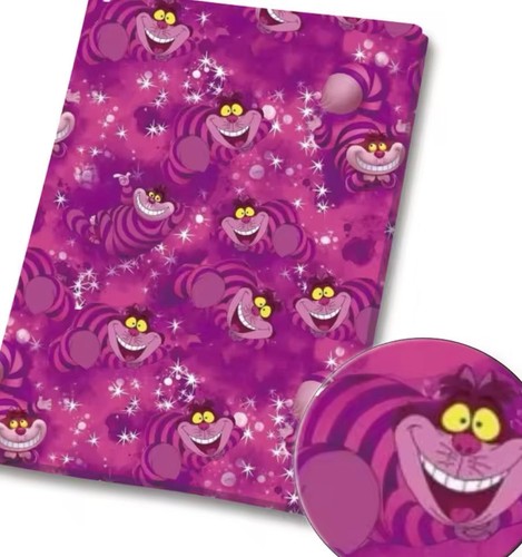 Disney Du Cheshire Chat Alice au Pays des Merveilles Tissu Polycoton ...