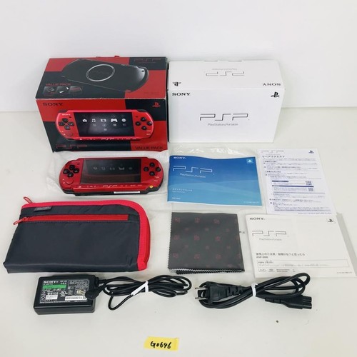 Sony PSP-3000 Red Black Value Pack Console - Very Good | eBay