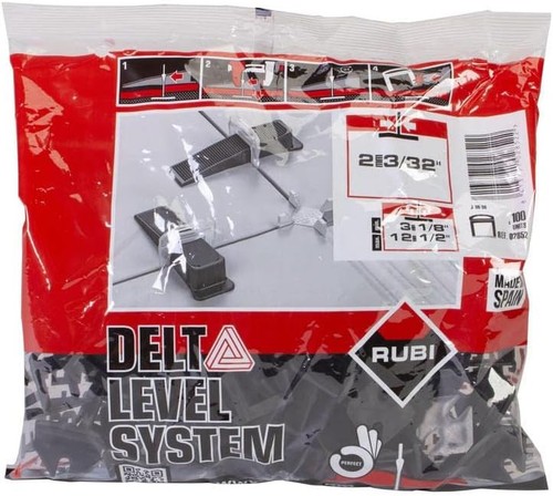 Rubi Delta Level System 2852 2mm Bridle 3-12mm Level System (100... NEW ...