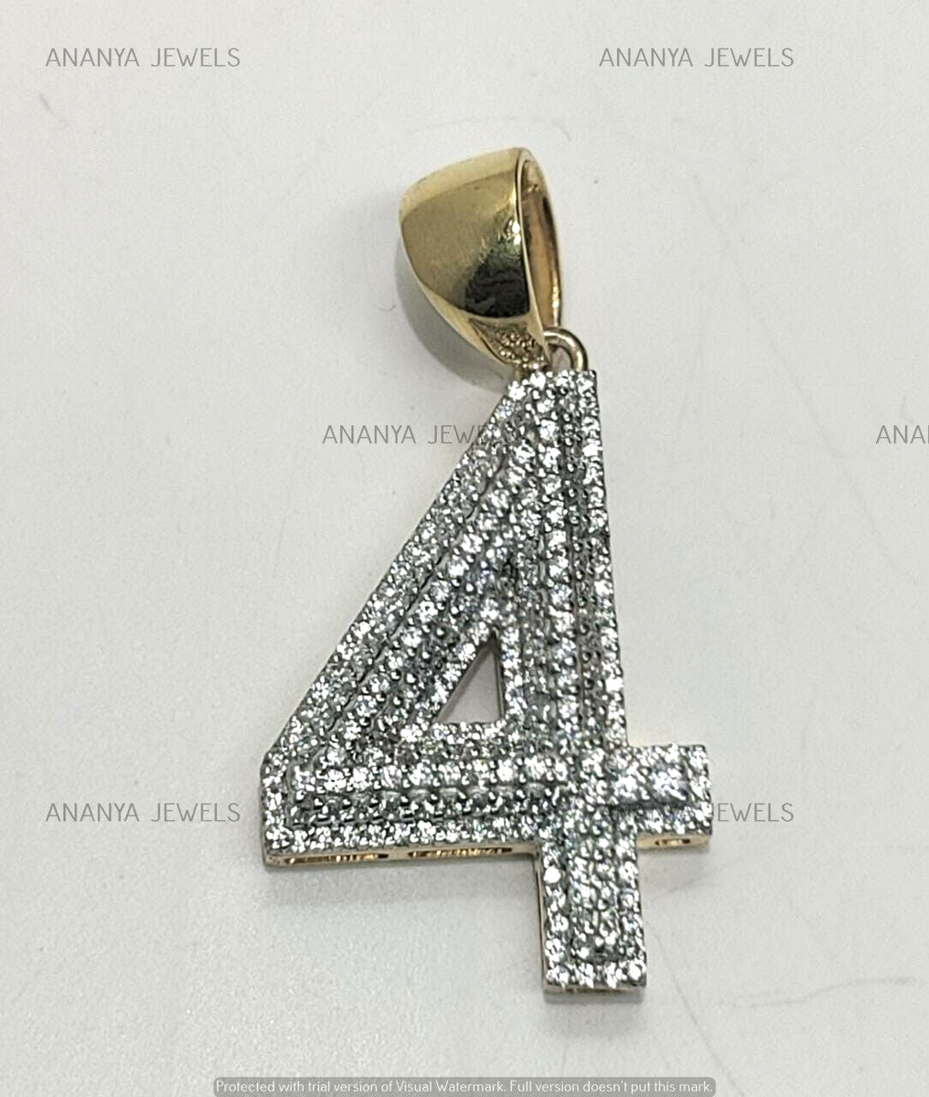 Custom Lab Diamond Pendant New Arrival Fully Iced Out Jewelry Custom