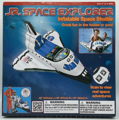 Aeromax Jr. Space Explorer Inflatable Space Shuttle House or Pool Fun ...