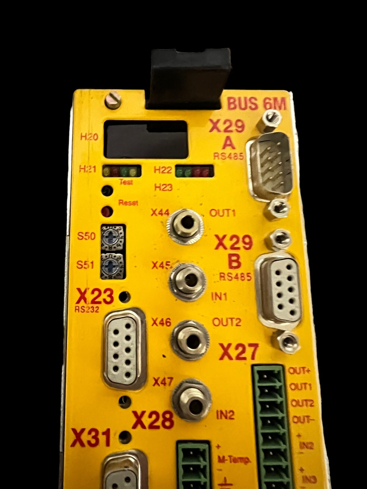 Baumüller BUS 6M Servo Control M Drive BUS6-MC-00-C010-3051-0000-0000 ...