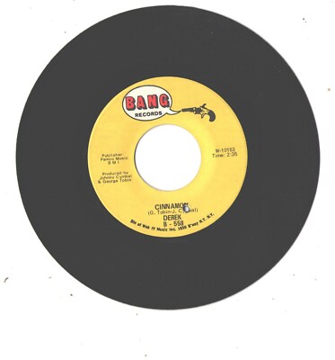 DEREK-(JOHNNY CYMBAL)--7'-45---(CINNAMON)---EX | eBay