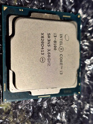 intel i3 8100 cpu 3.60GHz 6MB LGA | eBay