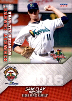 2016 Midwest League All-Stars Choice 56 Sam Clay Davenport Florida ...