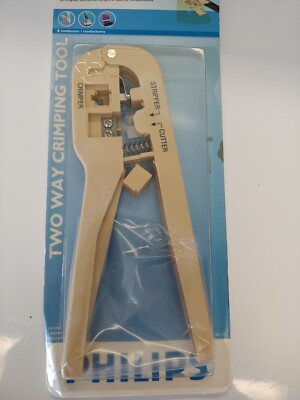 Philips 2 Way Crimping Tool Modular Telephone Wire #SJA9160/17 | eBay