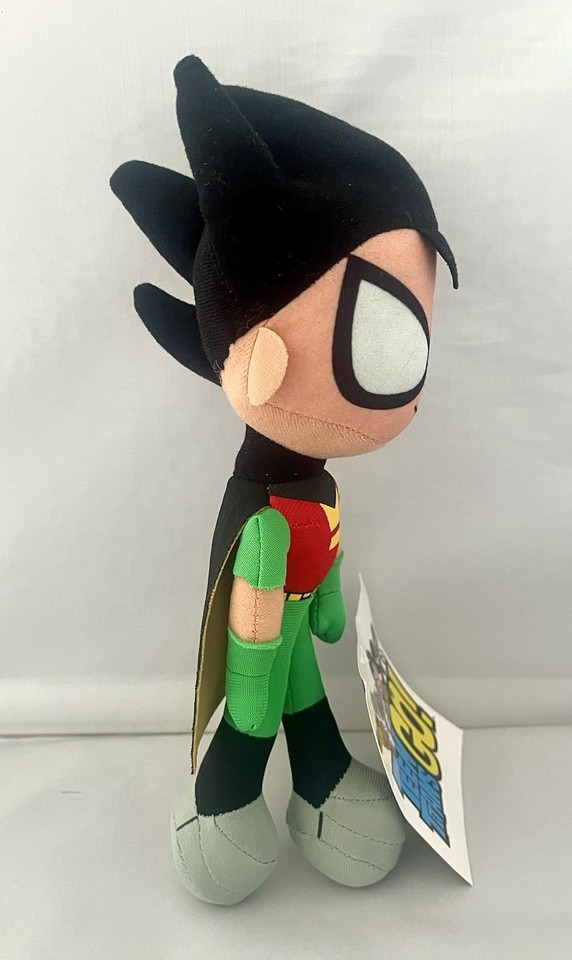 Brand New TEEN TITANS GO! 11” ROBIN Plush Toy Factory NWT | eBay
