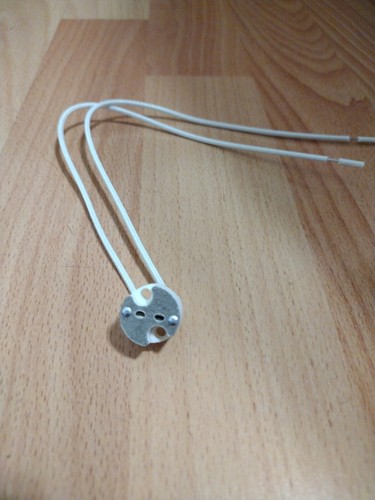 Porcelain MR-16 MR-11 Socket With 10" Leads For G5.3, GZ5.3 Base | eBay