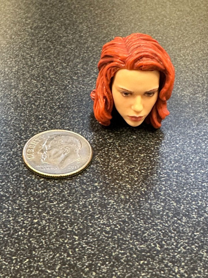 Marvel Legends BLACK WIDOW (HEAD WAVY HAIR ONLY) 6" Scale MINT (WINTER ...