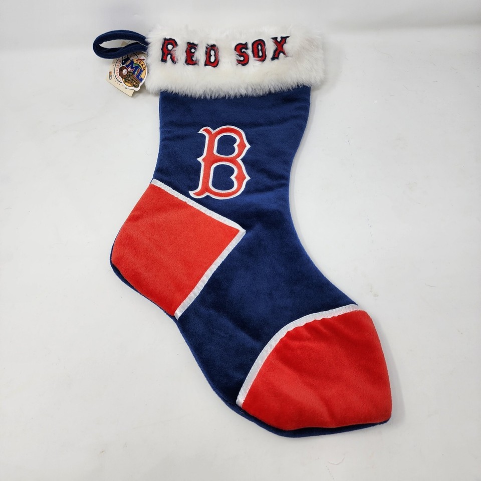 Boston Red Sox Christmas Stocking New Tags Baseball 18" | eBay