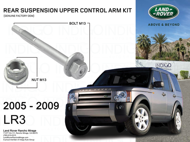 Land Rover Rear Suspension Knuckle Bolt and Nut R.r. Sport Lr3 Lr4 Set ...