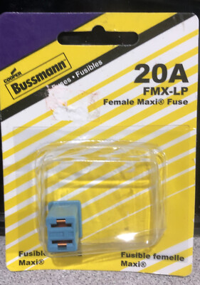 Bussmann BP/FMX-20LP-RP 20 Amp Low Profile FMX Female Maxi Fuse 20 ...
