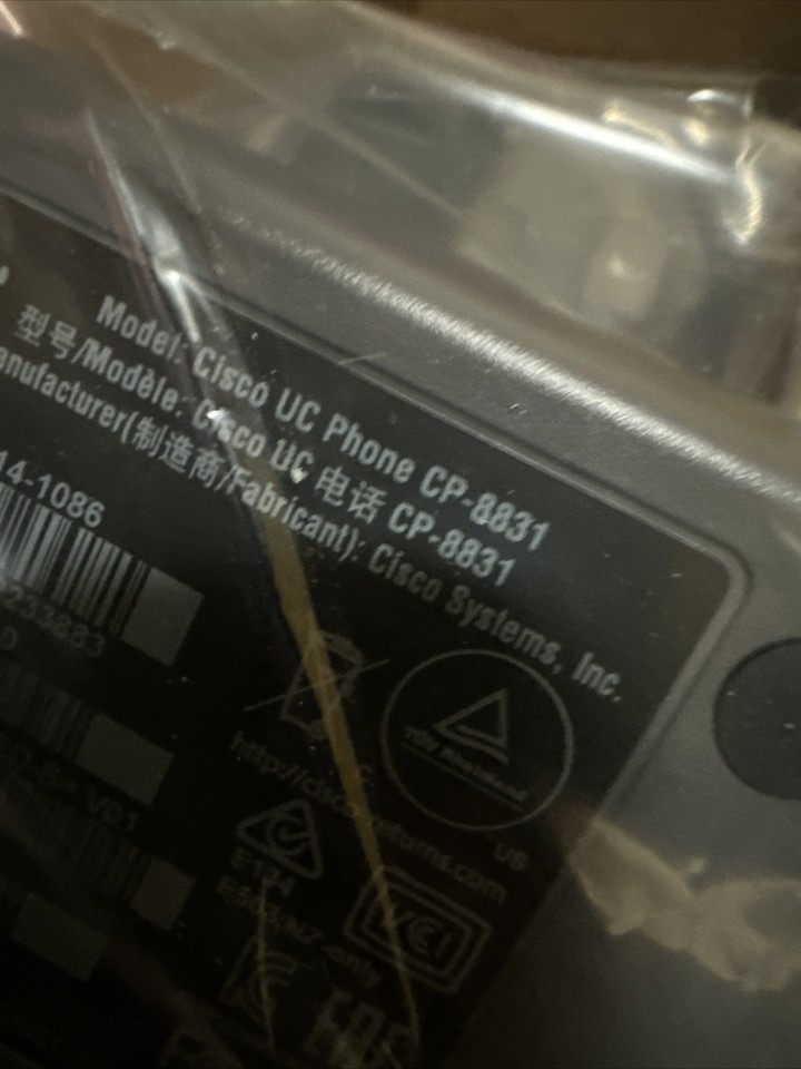 NEW CISCO UNIFIED IP CONFERENCE PHONE CP-8831 NEW | eBay