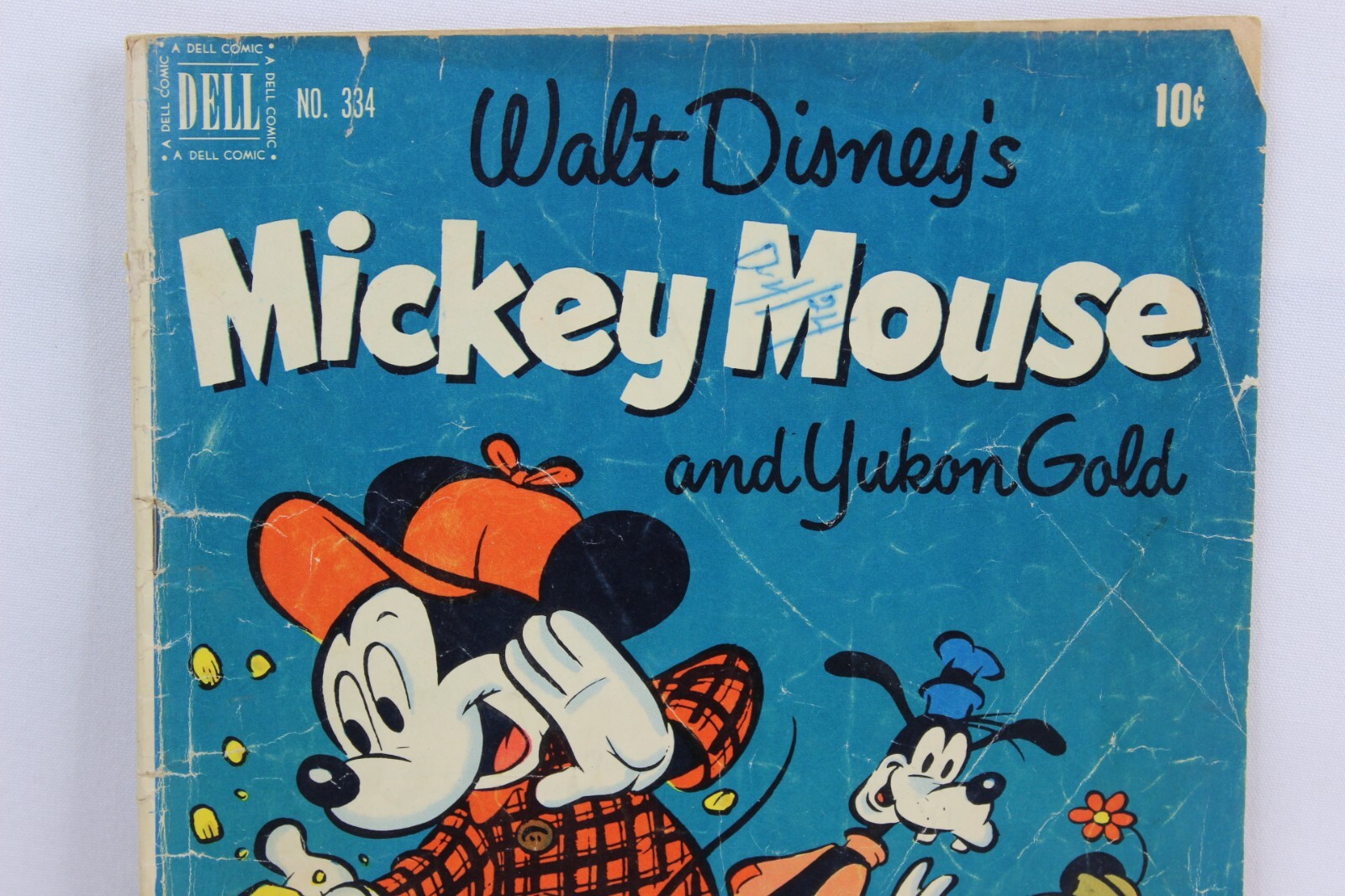 Four-Color #334 Walt Disney Mickey Mouse and Yukon Gold 1951 Dell ...
