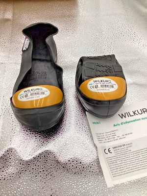 Wilkuro Safety Toes Steel Toe Cap Slip-On Non-Slip Natural Rubber ...