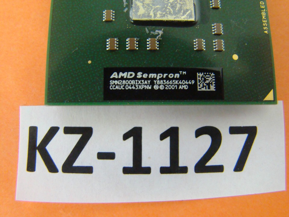 Amd Mobile Sempron 2800+ 1.60 GHz Cpu Socket 754 Smn2800bix3ay (10H) | eBay