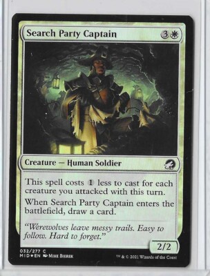 MTG Search Party Captain FOIL Innistrad: Midnight Hunt (MID) #032/277 ...