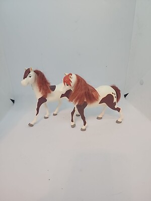 DreamWorks Spirit Running Free 7" Lot Of 2 Just Play Horses Brushable ...