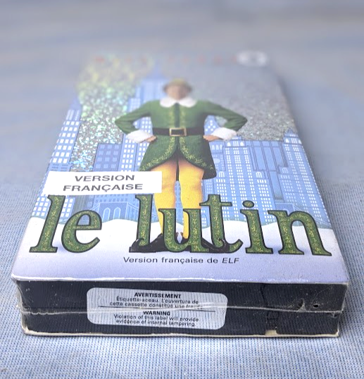 Le Lutin (ELF) VHS VFQ – Hologram Cover – Will Ferrell – French Quebec ...