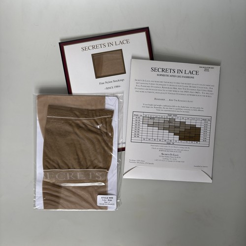 2 Pair Size S 15dn Signature RHT Stockings Style 9950 By Secrets In ...