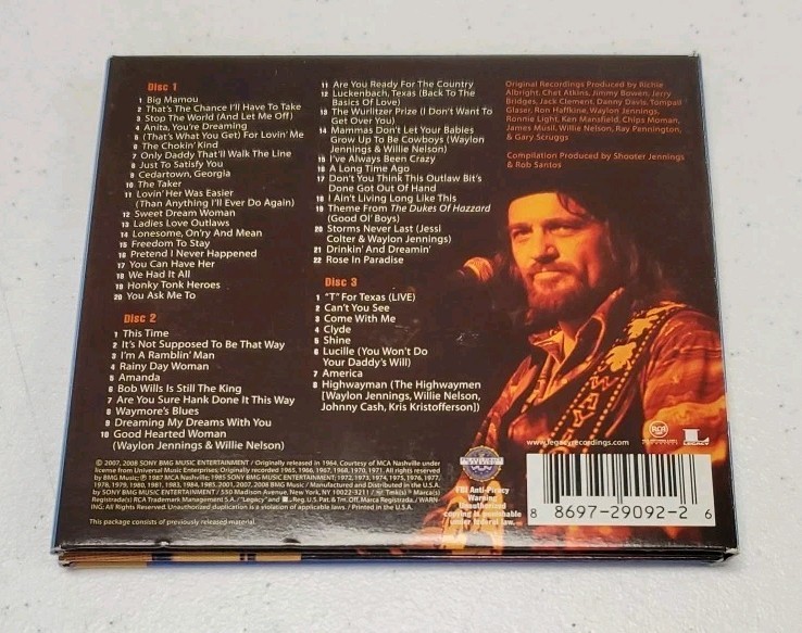WAYLON JENNINGS - Essential Waylon Jennings [Lim. Editi. 3.0 [3-CD ...