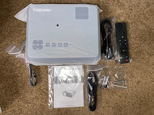 Bomaker GC355 Black Gray Portable HD WiFi Native 720P Wireless LED ...