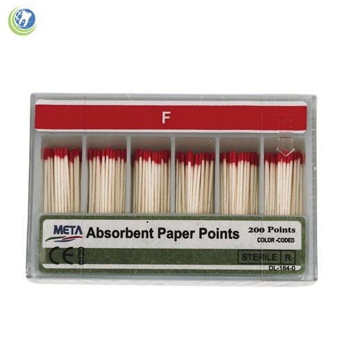 Paper Points Sterilized Fine (F) 200/box Endodontic Root Canal ...
