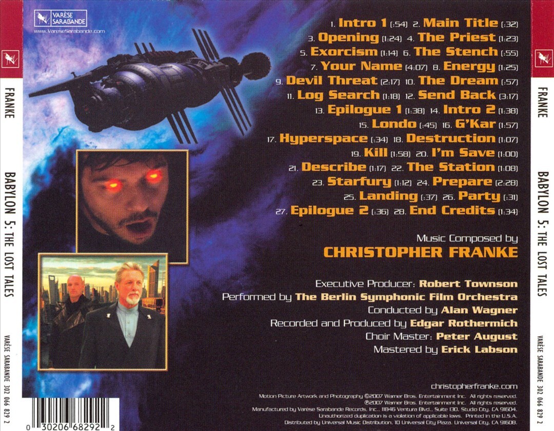 ORIGINAL SOUNDTRACK - BABYLON 5: THE LOST TALES [ORIGINAL SOUNDTRACK ...